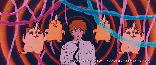 「チェンソーマン レゼ篇」米津玄師の主題歌「IRIS OUT」に乗せてデンジ、ポチタらが躍るOP映像公開 : ニュース - アニメハック